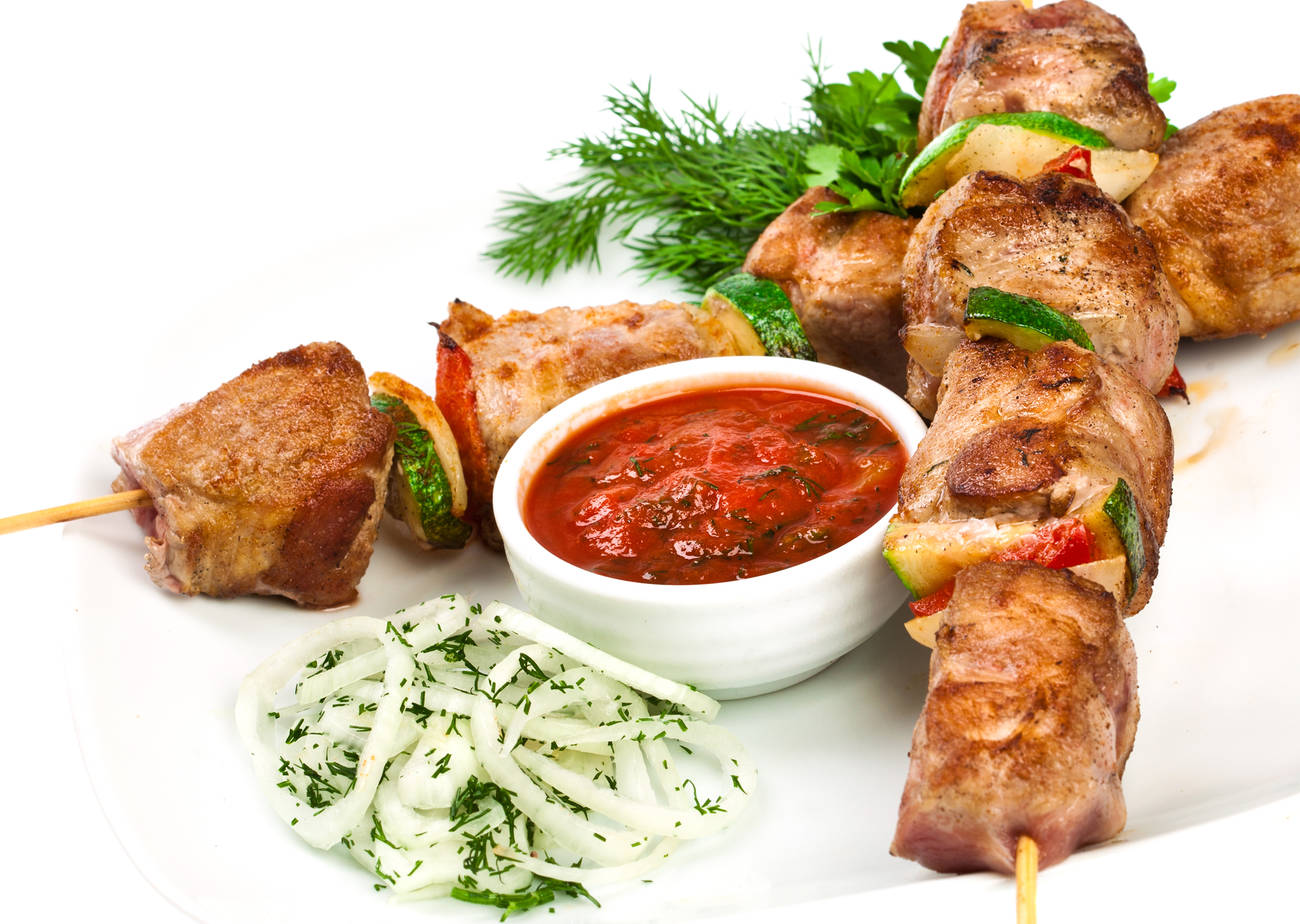 Pinchos de cerdo marinados | Recetas Dani