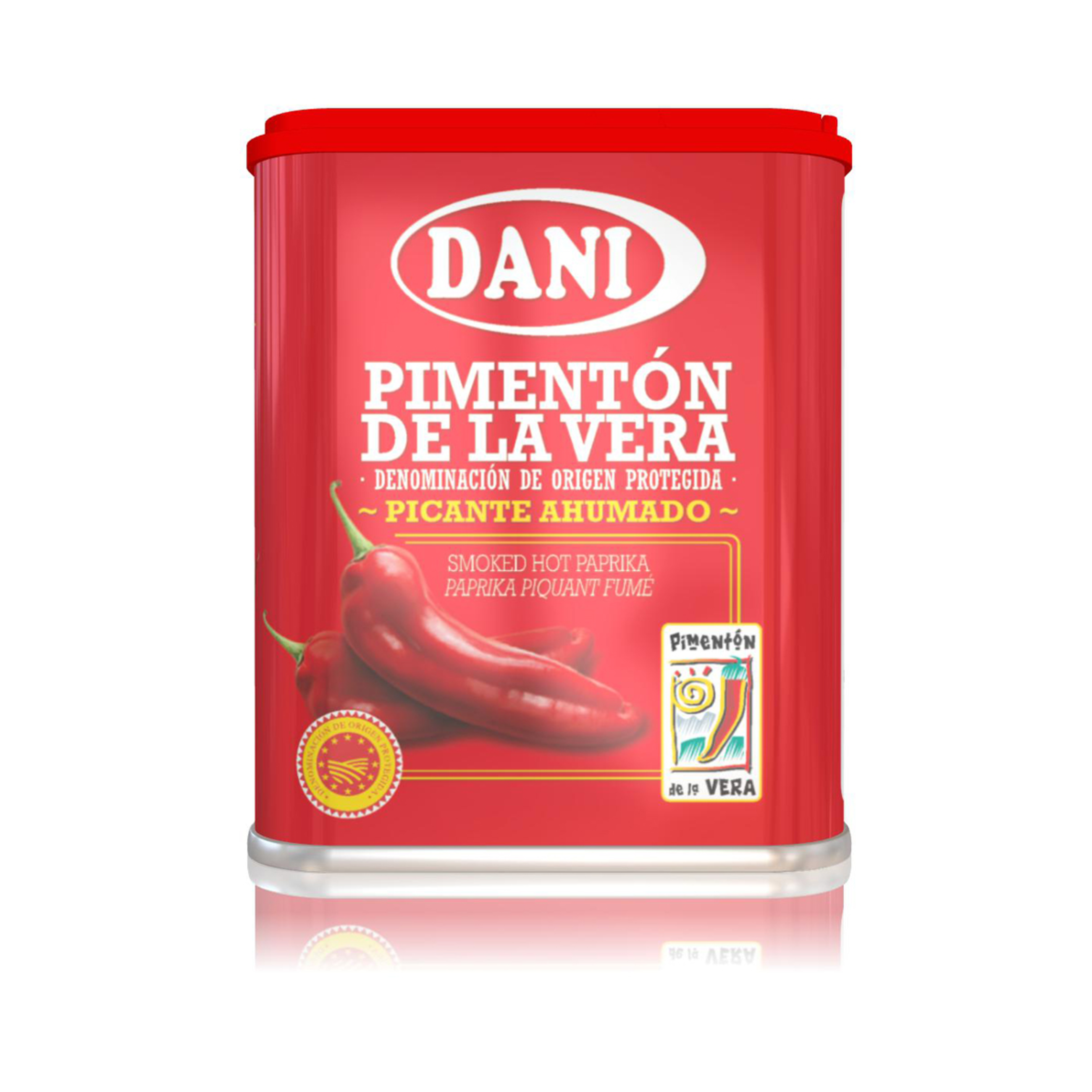 Pimentón picante ahumado 75g | Conservas Dani